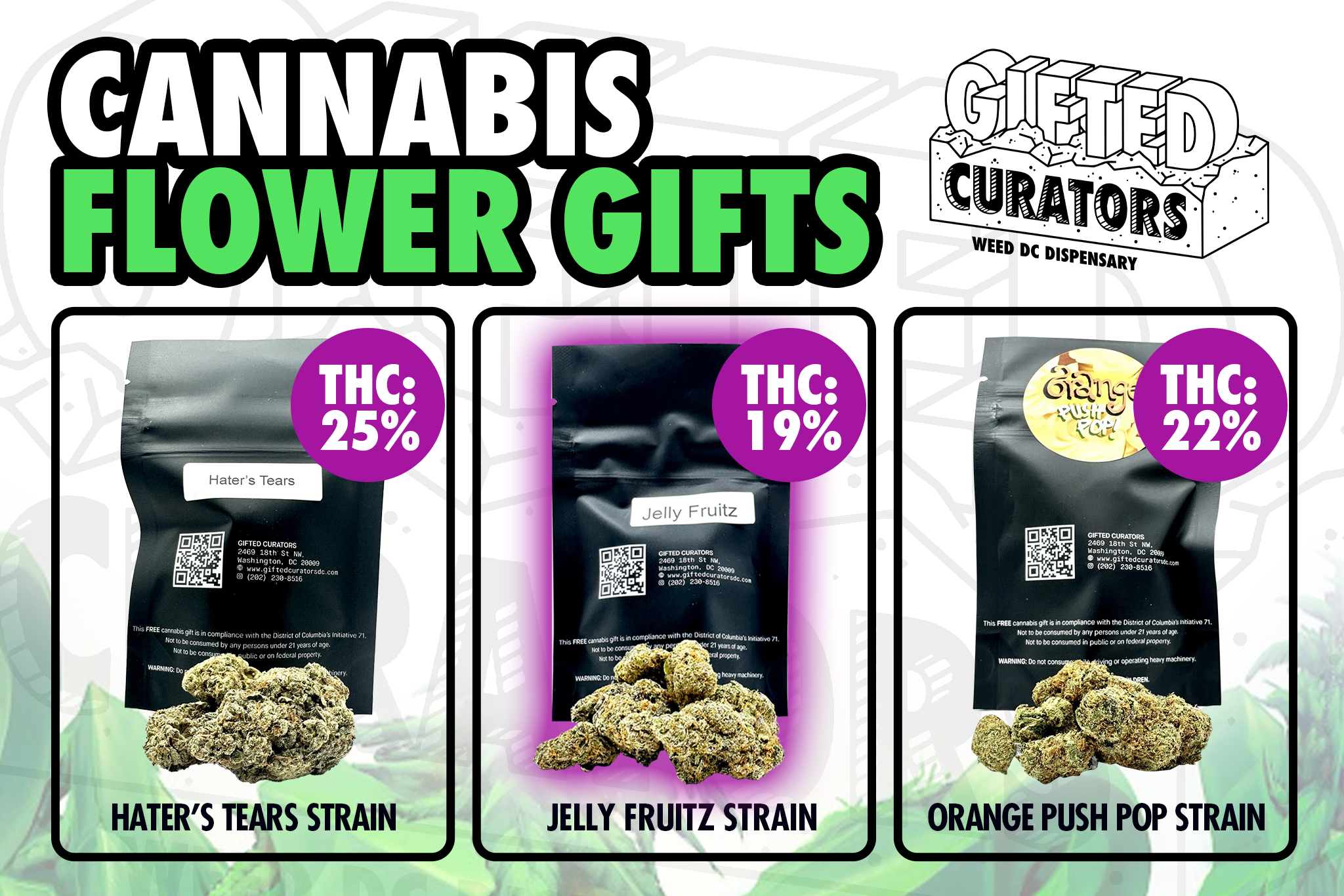Best Weed Shop In Washington, DC - Gifted Curators Weed Dispensary DC